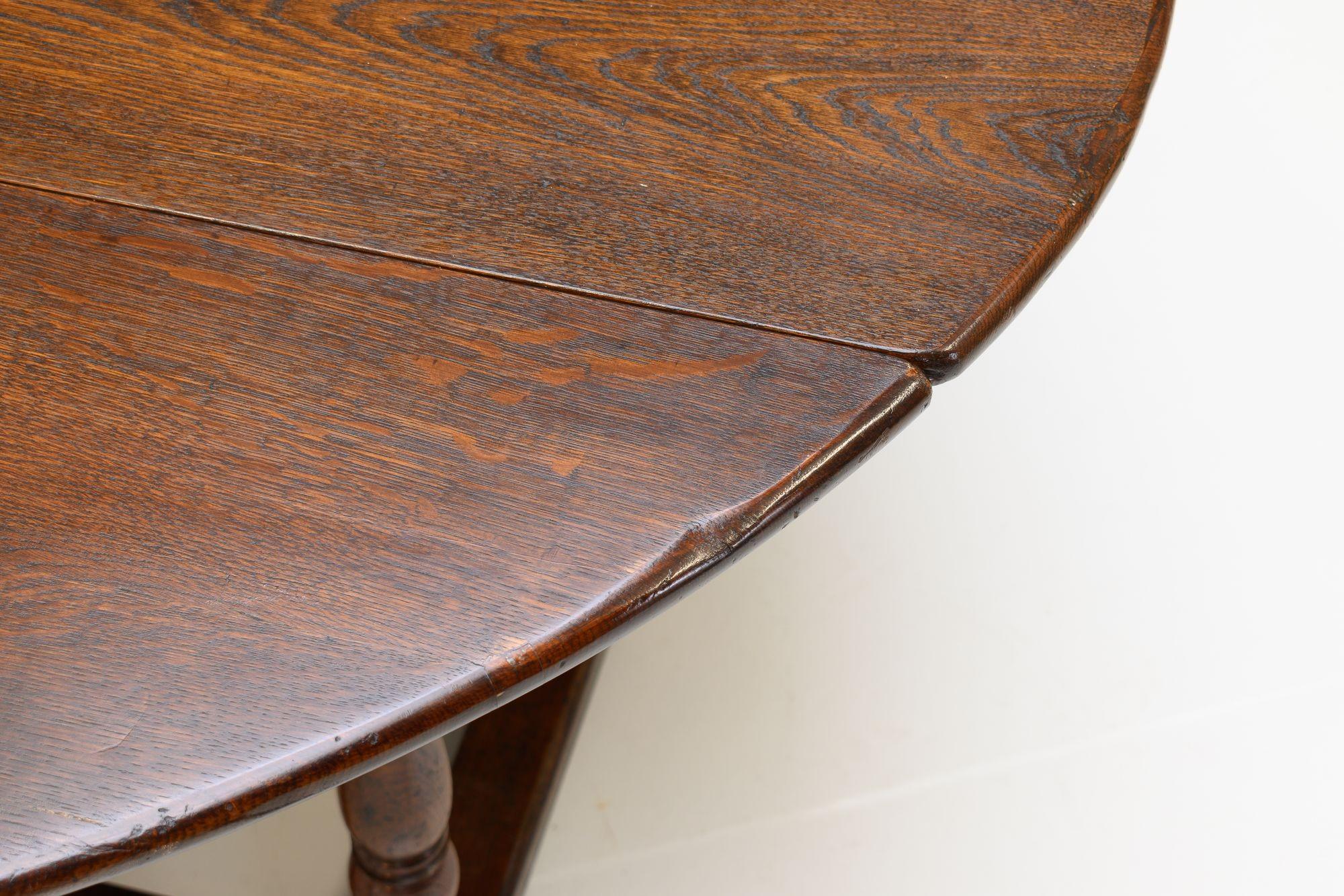 Oak Gateleg Table - Etsy