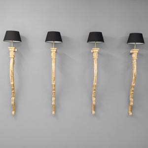 Set of Four Large Wall Sconces - Etsy