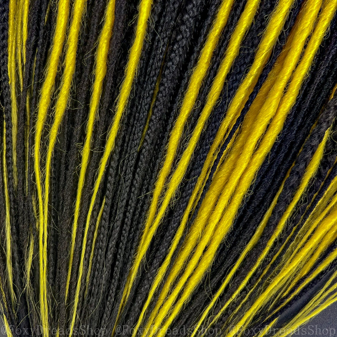 Full Set of Synthetic Handmade Dreads and Braids , DE Double Ended ...