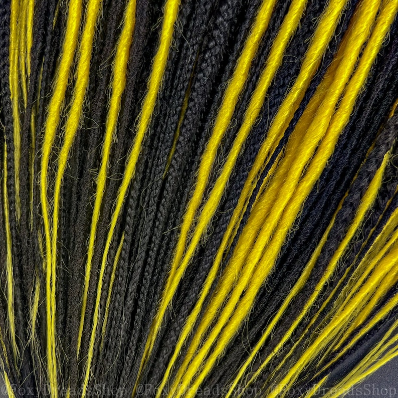 Full Set of Synthetic Handmade Dreads and Braids , DE Double Ended ...