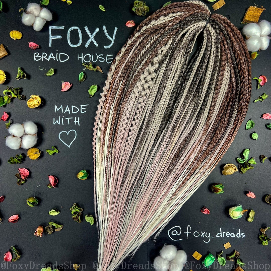 Full Set of Synthetic Handmade Braids, DE Double Ended Braid and Twist ...