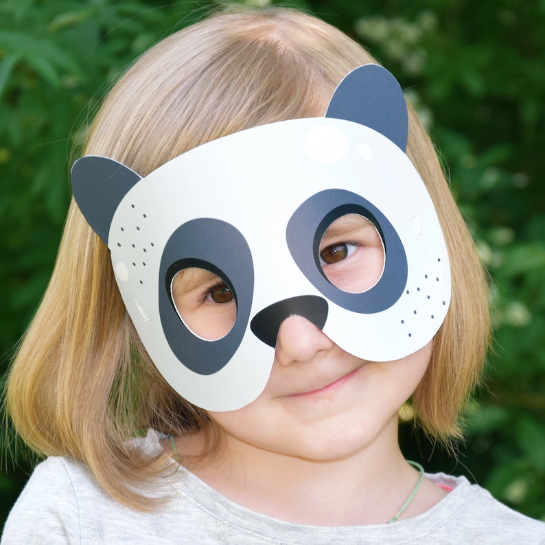 Printable Panda Mask Panda Party Props Children Panda Masks | Etsy