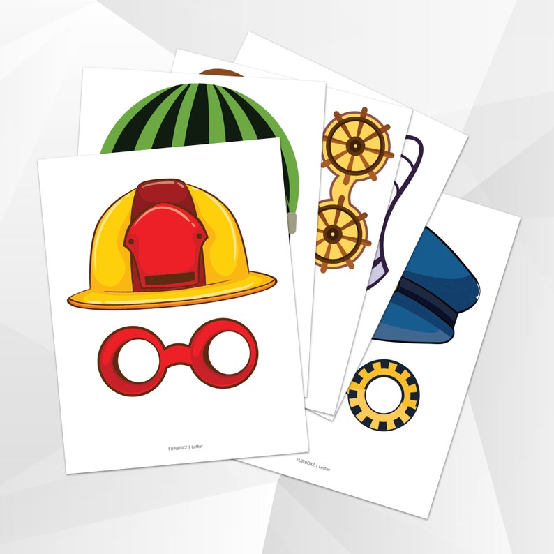 Labor Day Photo Booth Props Printable Labor Day Party Photo | Etsy