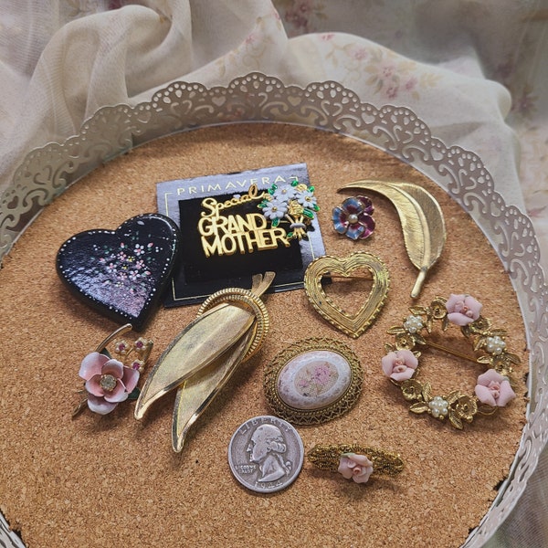 Repurposed Vintage Brooches - Etsy