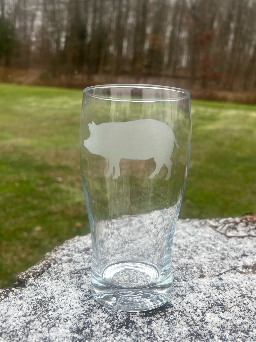 Pig, Pigs, Pig Glass, Personalized Pig Gift, Custom Barware, Gift for ...