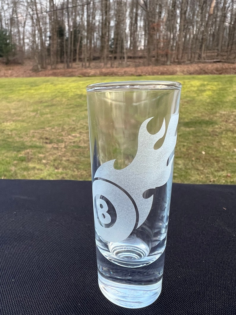8 Ball, Flaming 8 Ball, 8 Ball Mug. Gift for Pool Player, Billiards ...