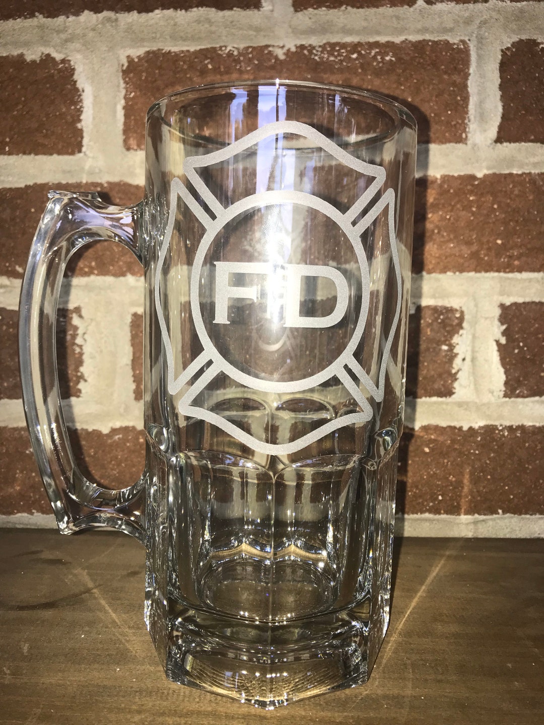 Fireman Glass, Custom Etched Fireman Mug, Gift for Firemen ...