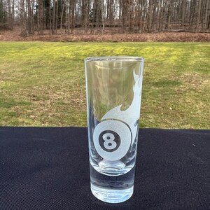 8 Ball, Flaming 8 Ball, 8 Ball Mug. Gift for Pool Player, Billiards ...