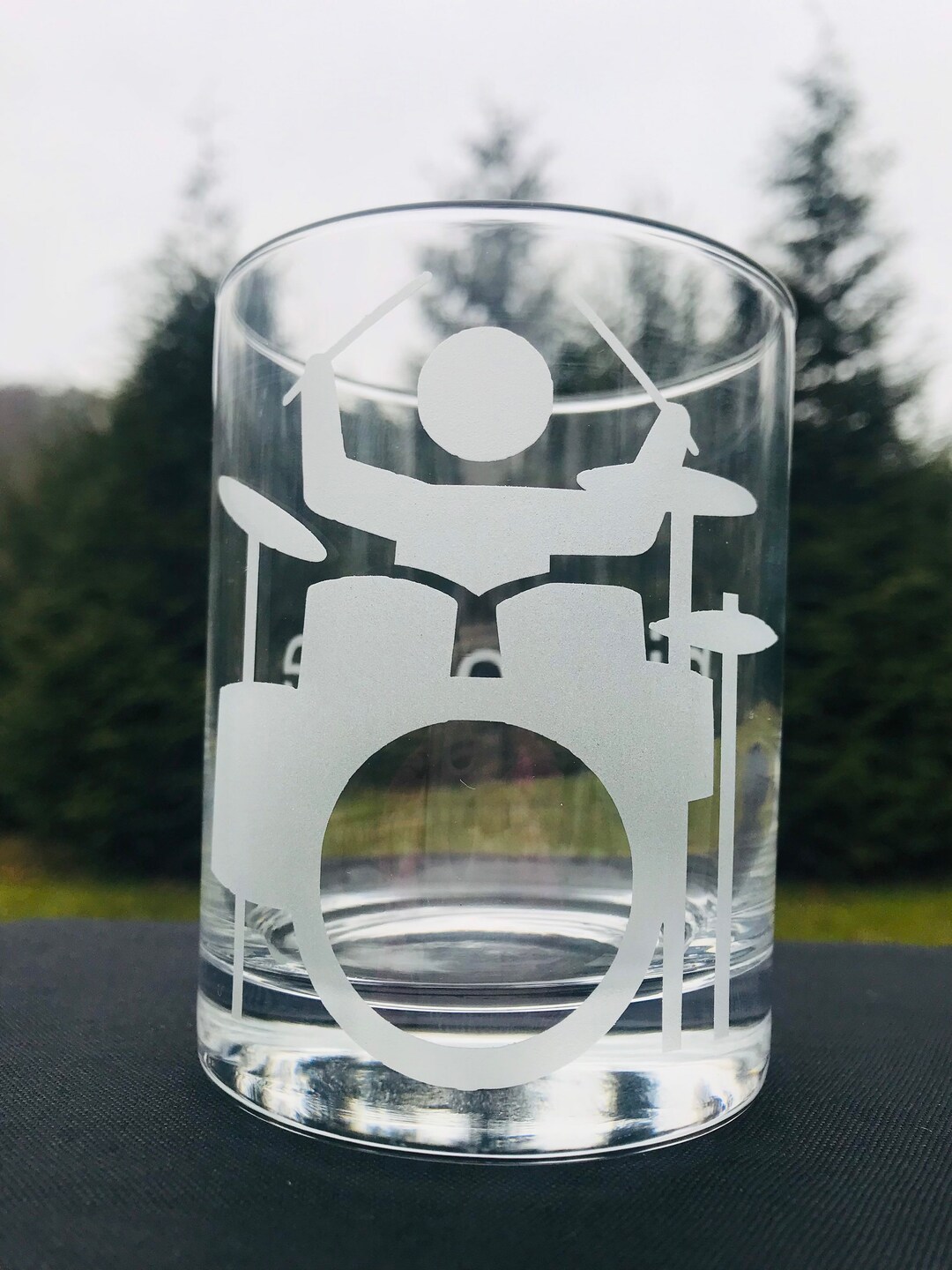 Drums, Drummer, Personalized Glass for Drummer, Gift for Drummer, 21st ...