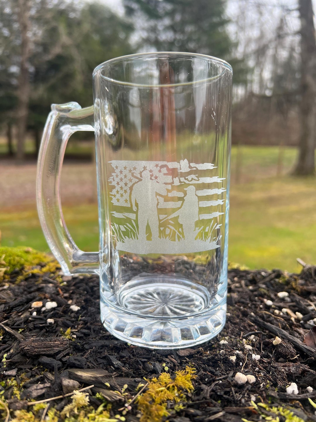 Engraved Hunting Glass, Personalized Gift for Hunter, Father and Son ...