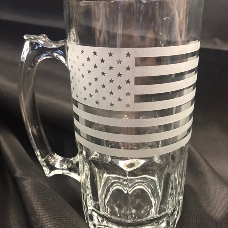 Patriotic Glassware - Etsy