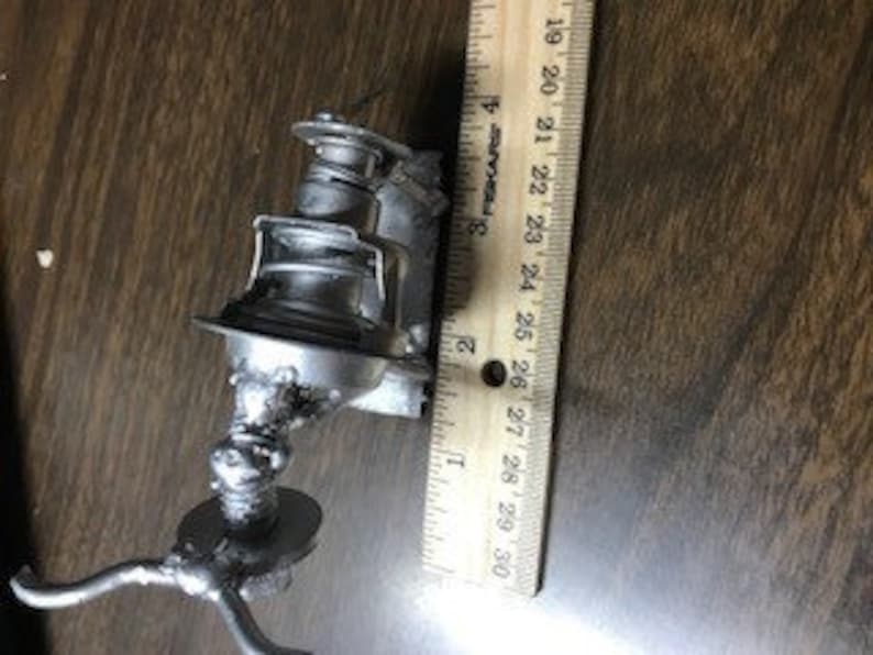 Bull Figure Cowboy Figure Recycled Art Metal Figures Rodeo - Etsy