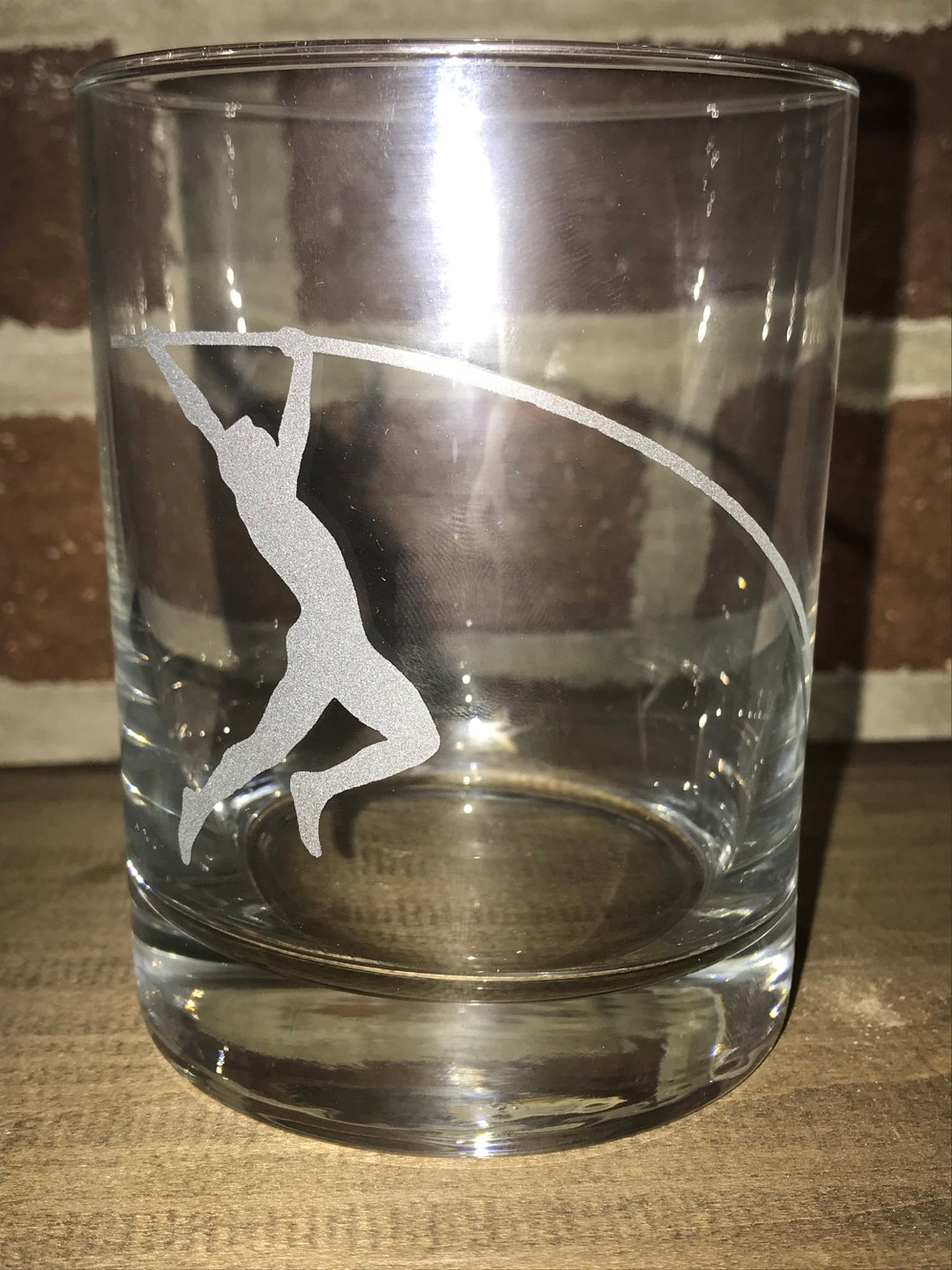 Pole Vault, Personalized Gift for Pole Vaulter, Pole Vault Glass, Gift ...