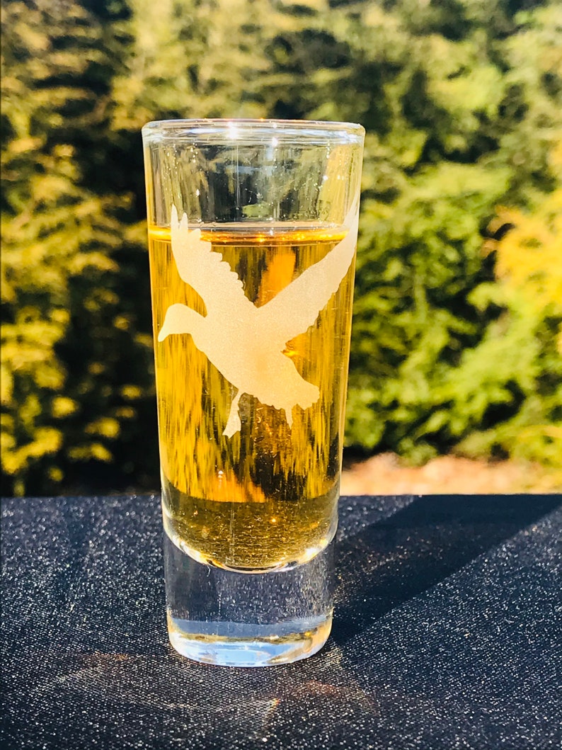 Duck Whisky Glass, Duck Shot Glass, Gift for Duck Hunter, Waterfowl ...
