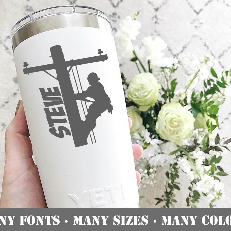 Yeti Rambler Decal - Etsy