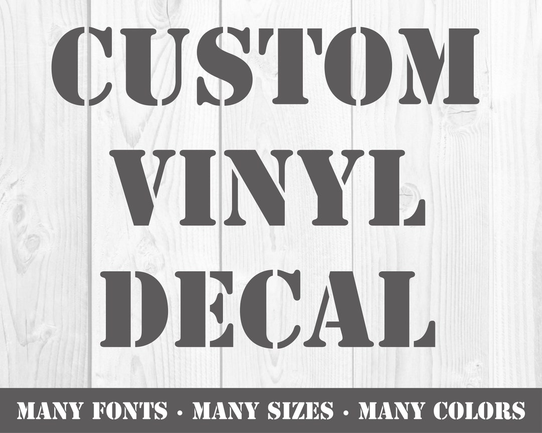 Company Logo Decal, Custom Decal, Decal for Yeti, Create Your Own Decal ...