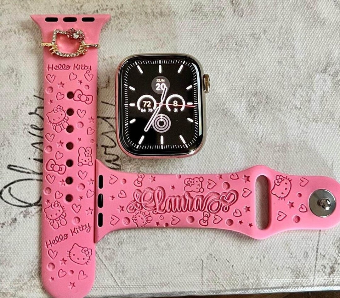 Cute Cat Bracelet for Apple Watch Kawaii Watch Band Pretty Cat Band Cat ...