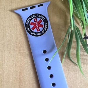Medical Alert Laser Engraved Apple Watch Band Personalized - Etsy