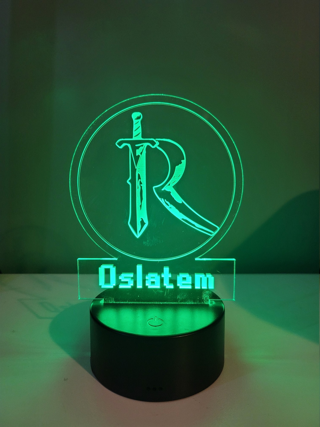 Runescape Personalized Blade Lamp - Etsy