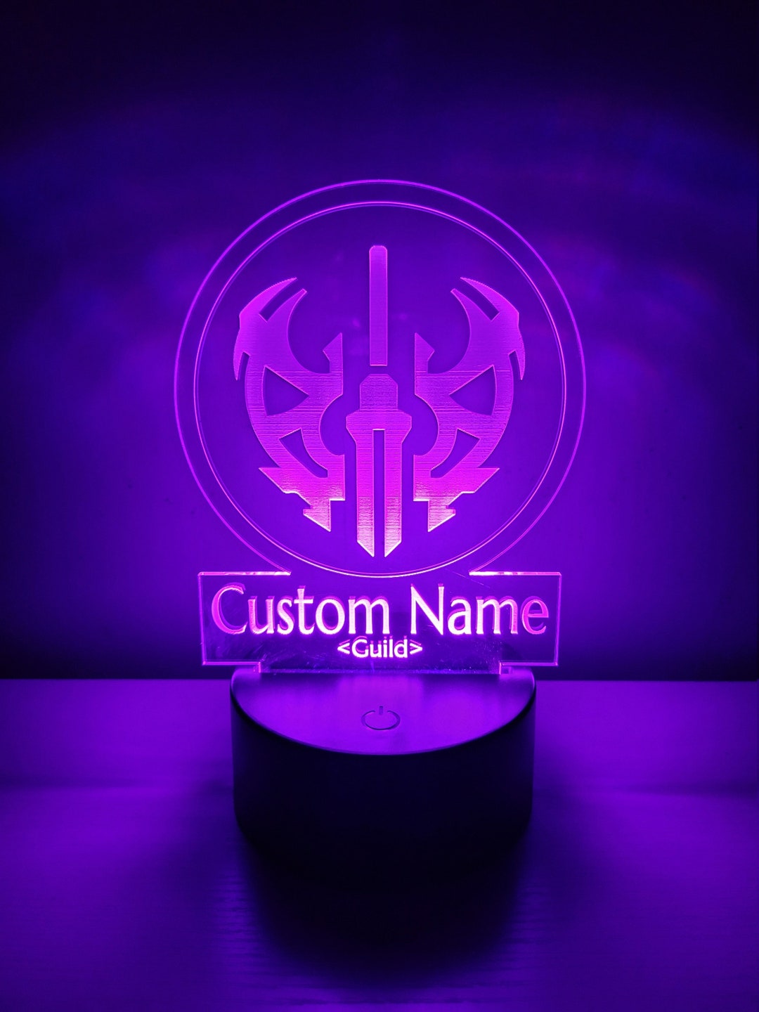 BDO Personalized Class Color Changing Desk Lamp - Etsy