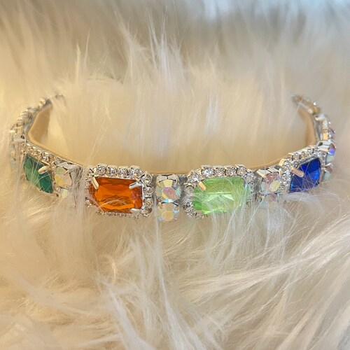 Beautiful Rhinestone Cat Collar Hot Pink Velvet Small Dog | Etsy