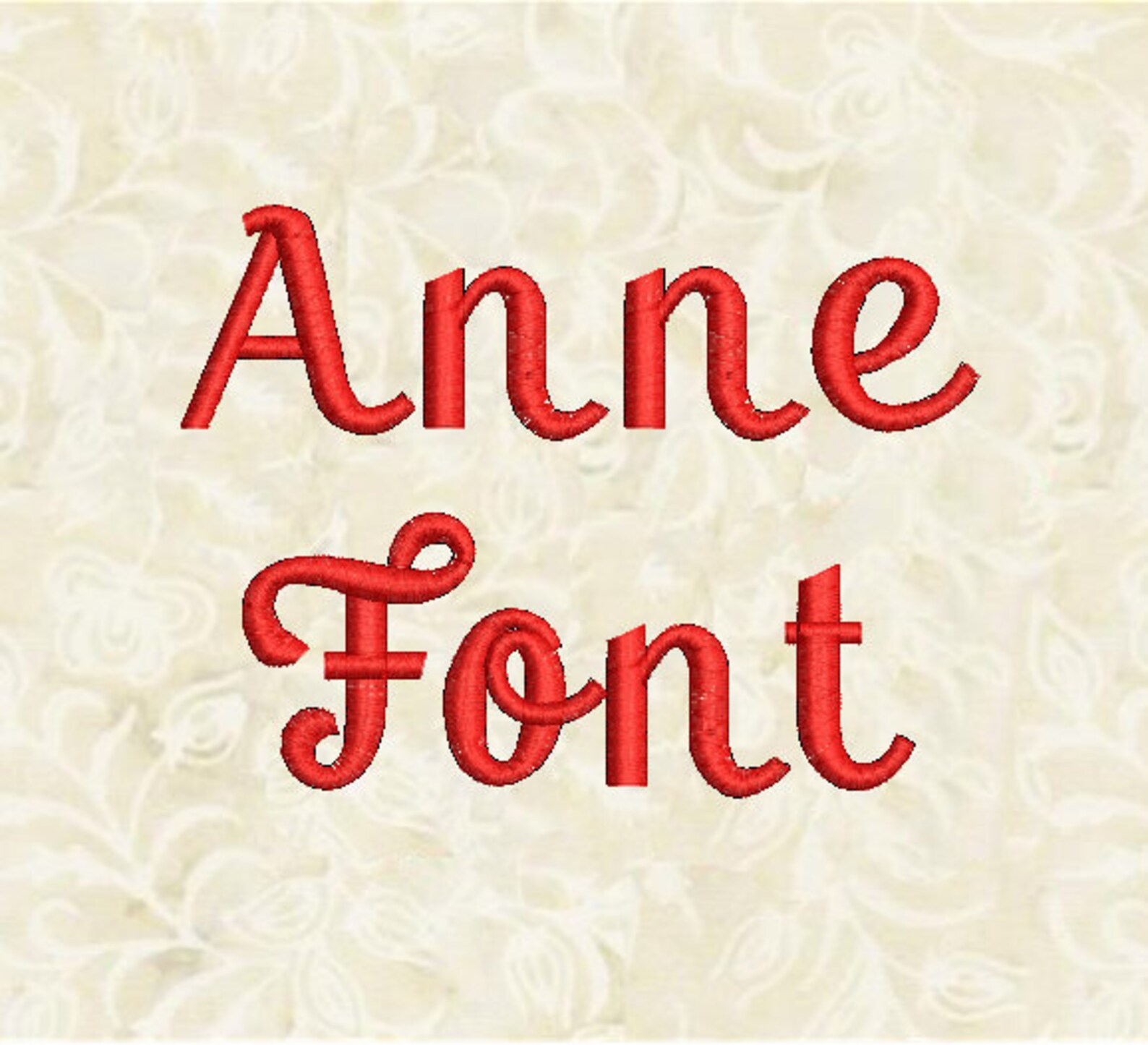 Anne with An E Font Set Script | Etsy