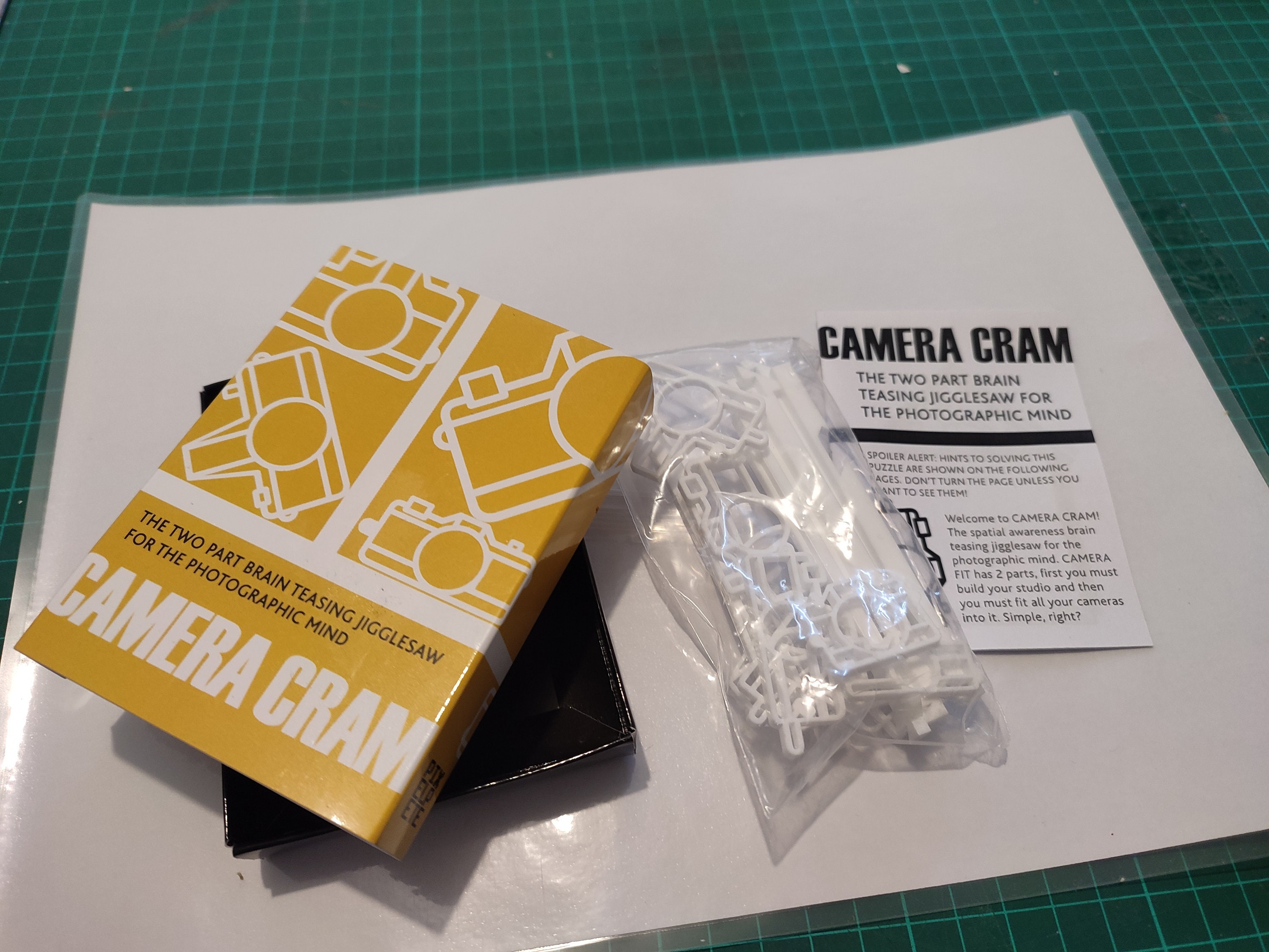 CAMERA CRAM the Two Part Brain Teasing Jigglesaw for the - Etsy