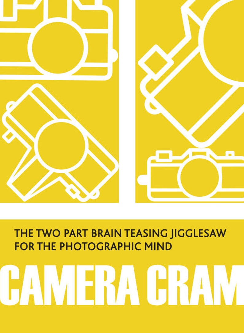CAMERA CRAM the Two Part Brain Teasing Jigglesaw for the - Etsy
