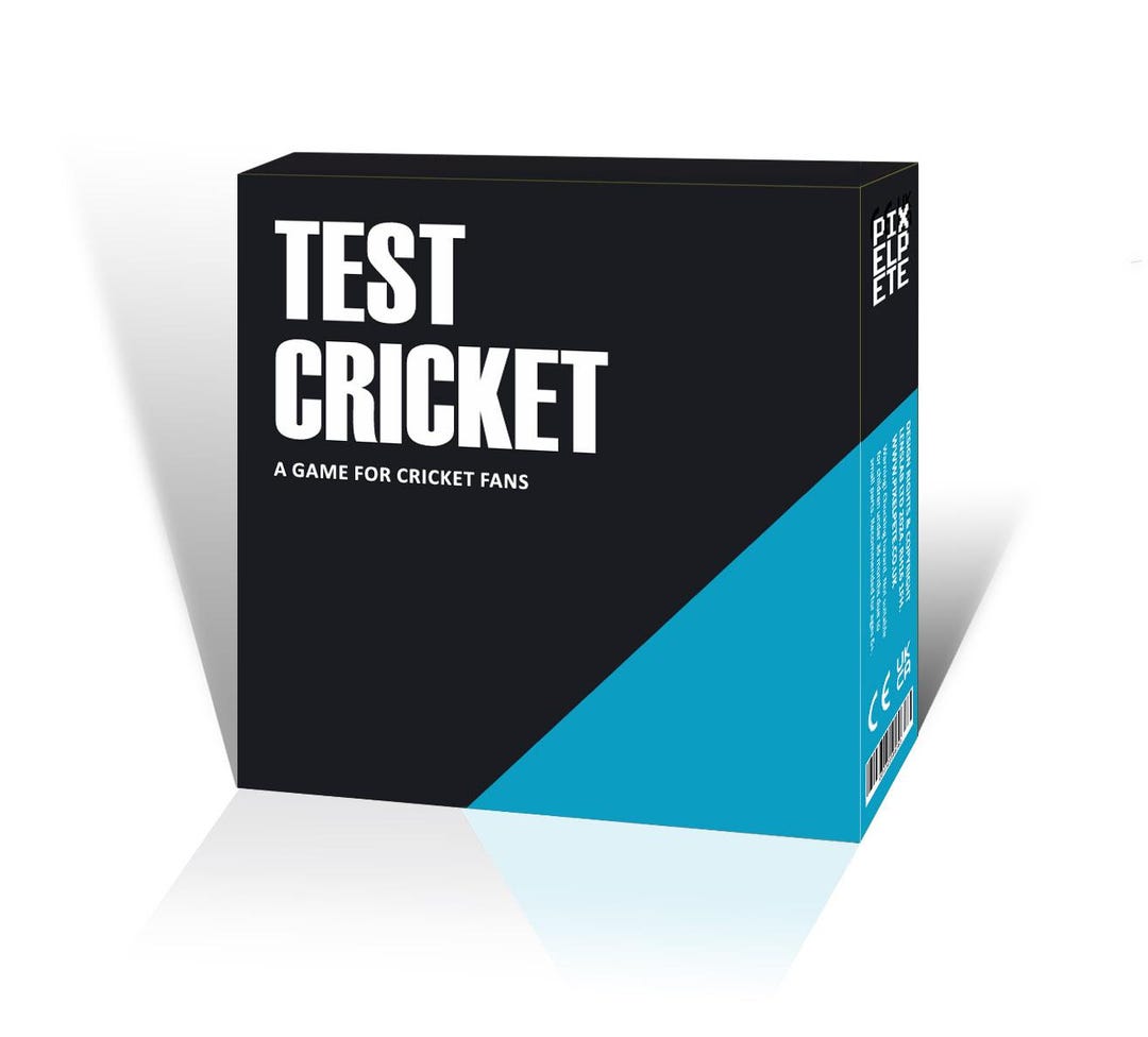 Test Cricket Sports Game for Cricket Fans Featuring 50 Question Cards ...