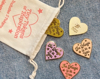 Heart Tokens Gift - Etsy