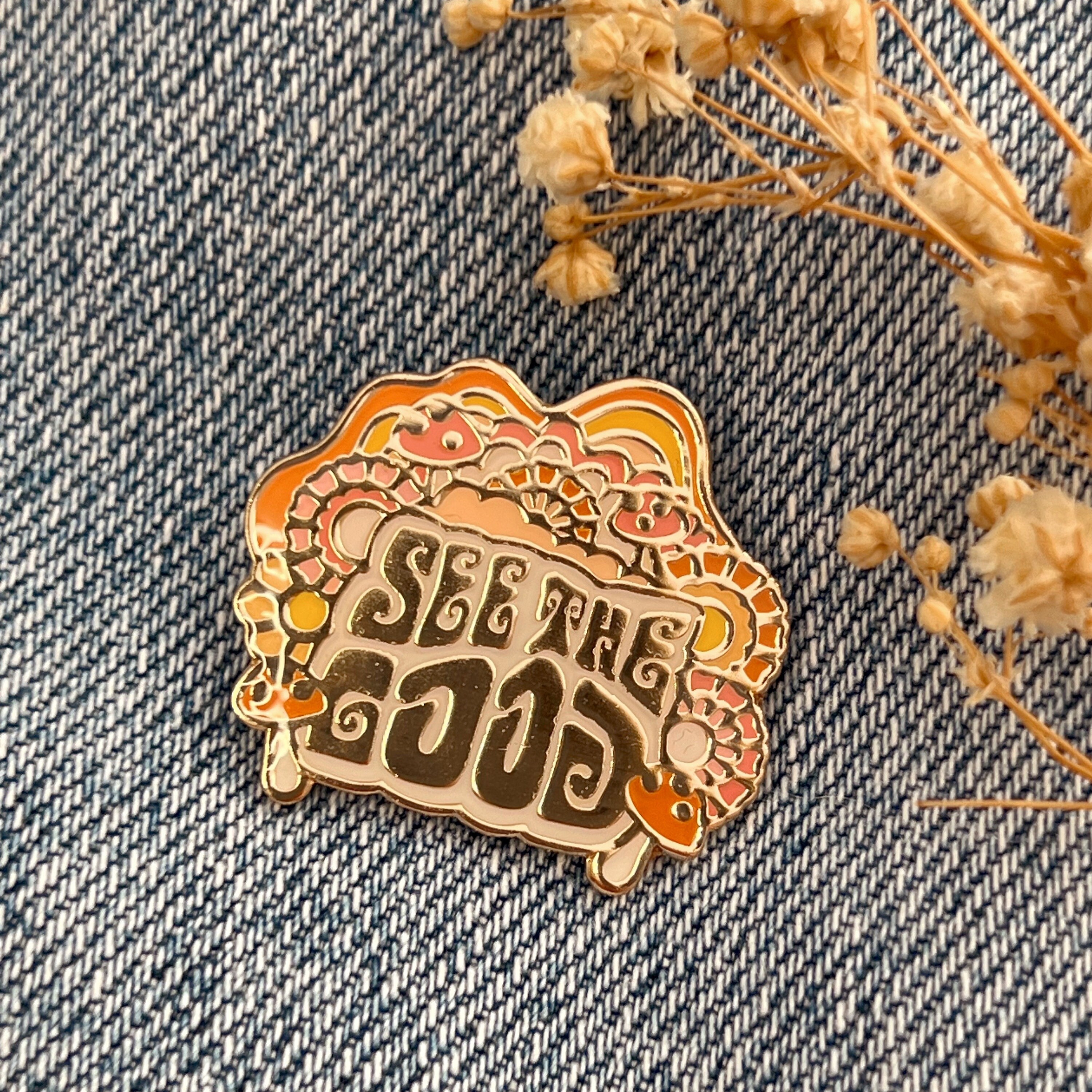 See the Good Enamel Pin Positive Affirmation Pins Retro - Etsy