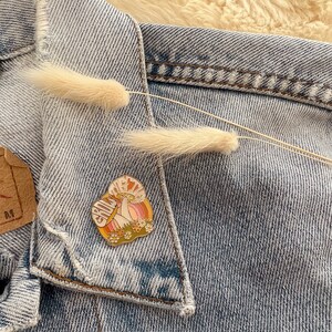 Grow Together Mushroom Enamel Pin - Inspirational Mushroom Pin ...