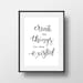 Create the Things You Wish Existed, Handlettering, Inspirational Quote ...