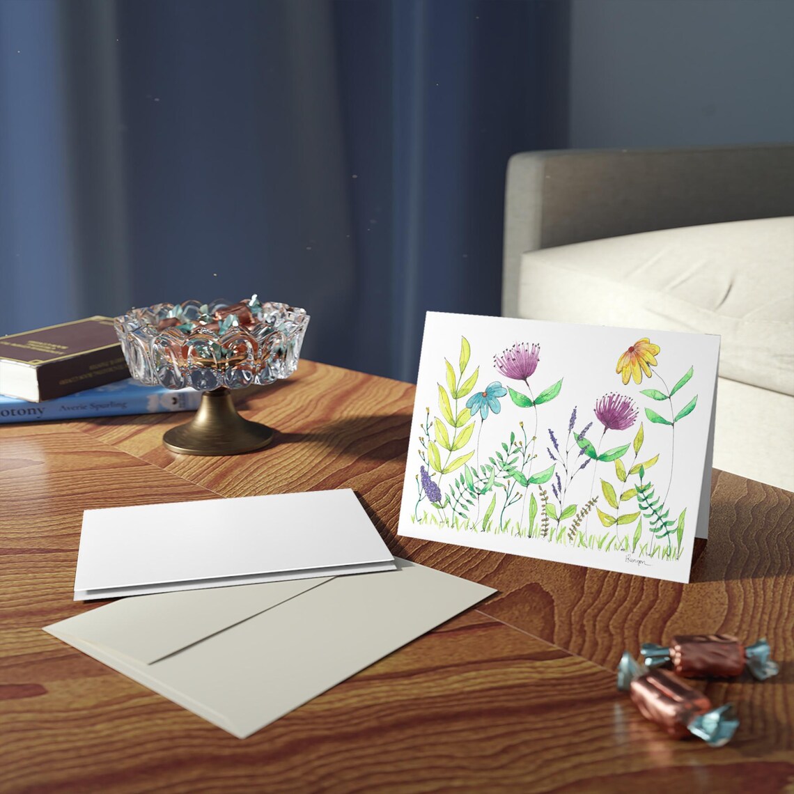 Botanical Greeting Cards Set - Floral Art Cards for All Occasions ...