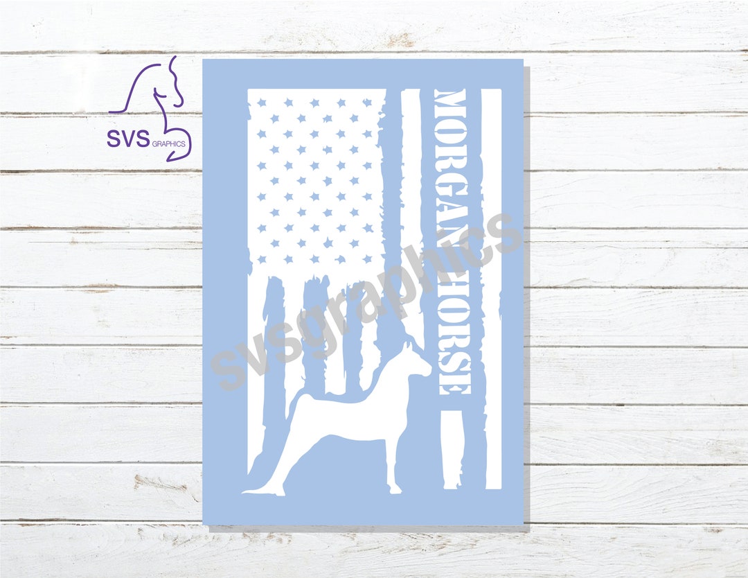Morgan Horse Flag 3x5" Car, Truck, Horse Trailer, Laptop Vinyl Decal - Etsy