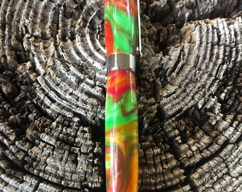 Rollerball Pen, sedona Style With a Body in Trustone Turquoise With ...