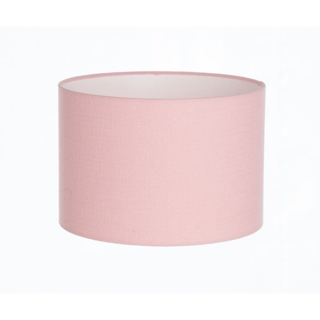 Hand Made Shell Pink Linen Lampshade - Etsy