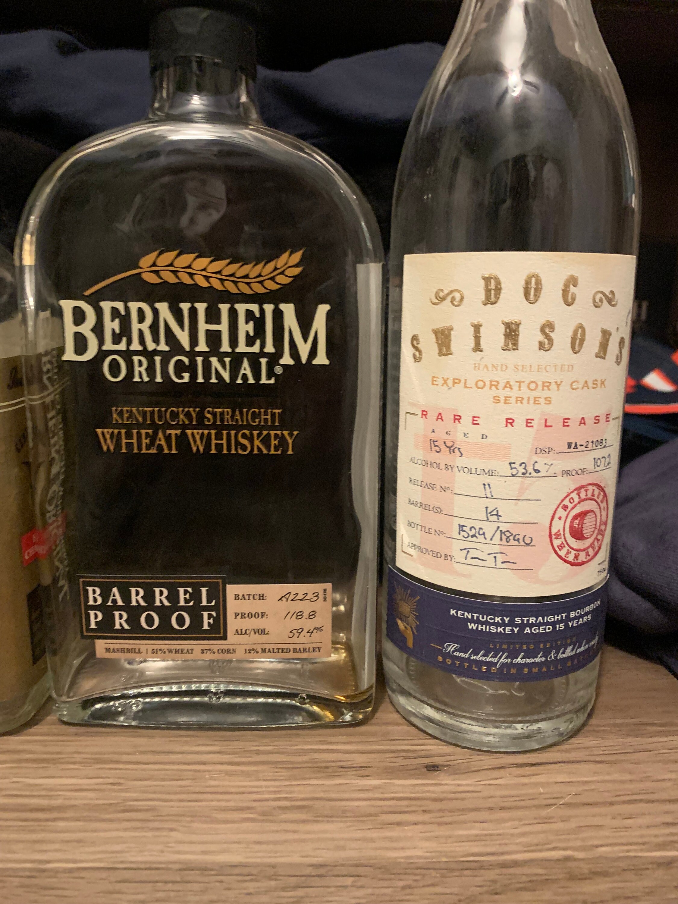Lot of Empty Heaven Hill Allocated Bourbon Whiskey Bottles Japanese ...
