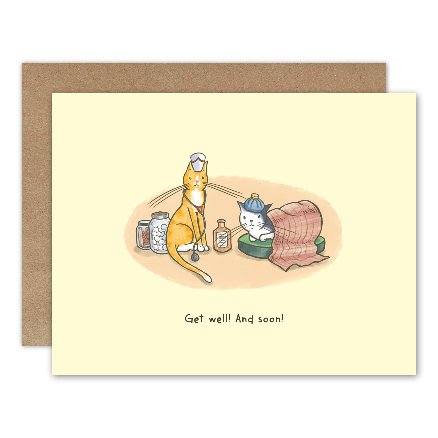 Fred + Nym Get Well Soon Card - Etsy
