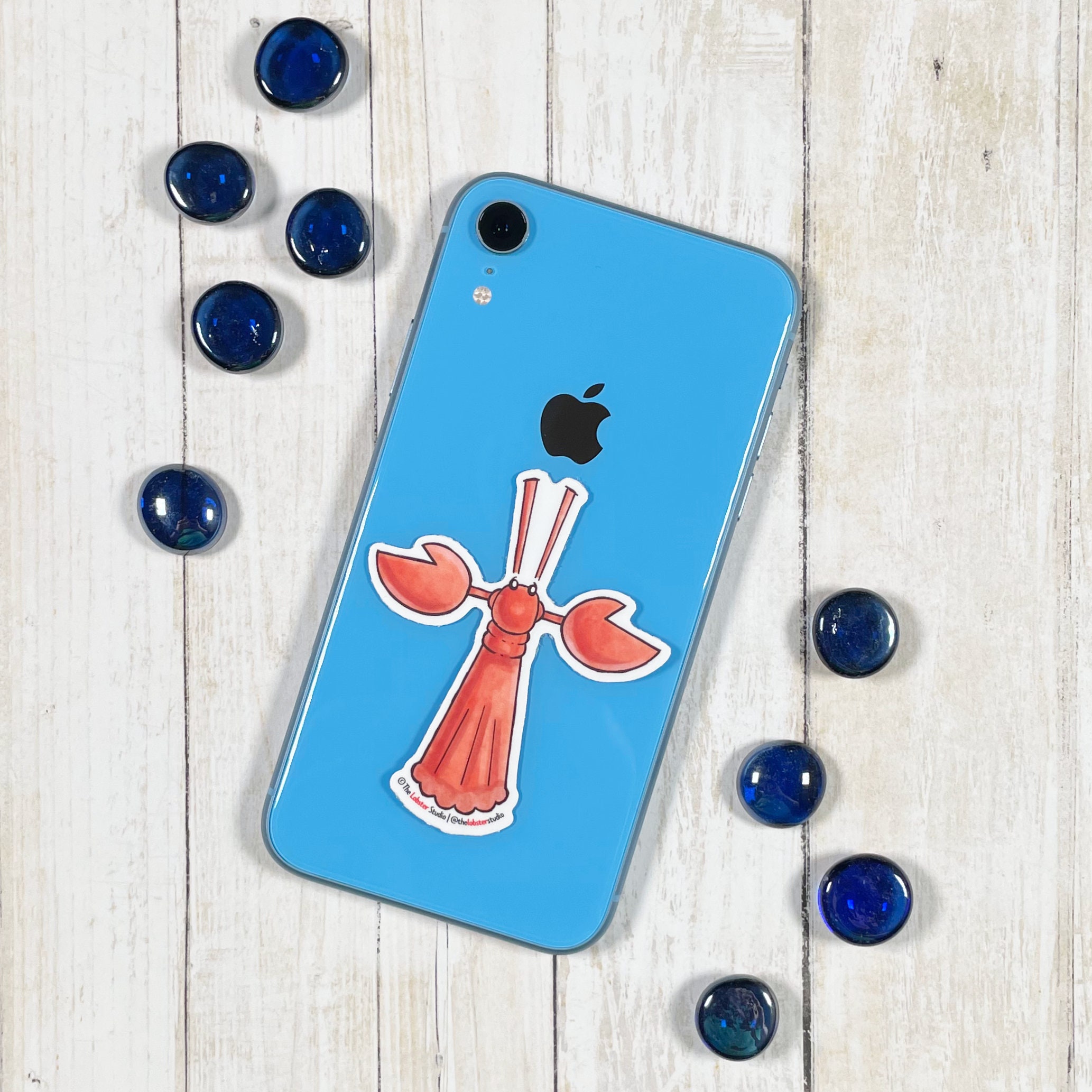 Little Lobster Hug Vinyl Sticker - Etsy