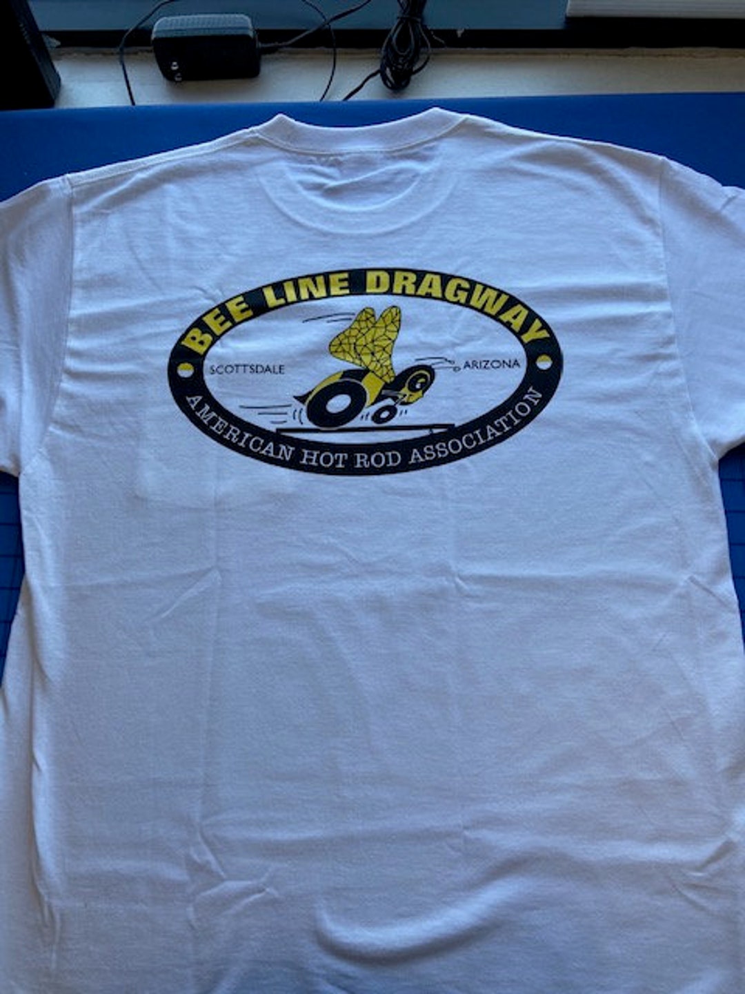 White Bee Line Dragway Tshirt - Etsy