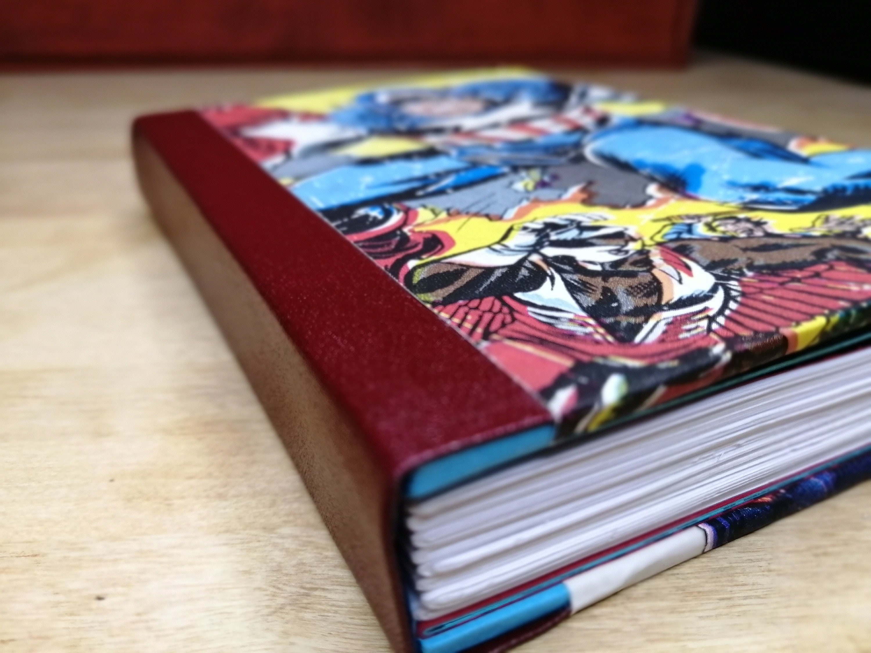 Captain America Journal, Comic Strip Notebook, Spiderman Book, Cartoon ...