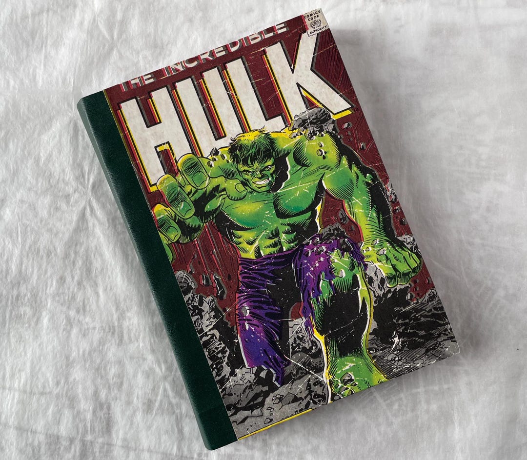 Hulk and Iron Man Journal A5, Superhero Marvel Comics Note Book. - Etsy