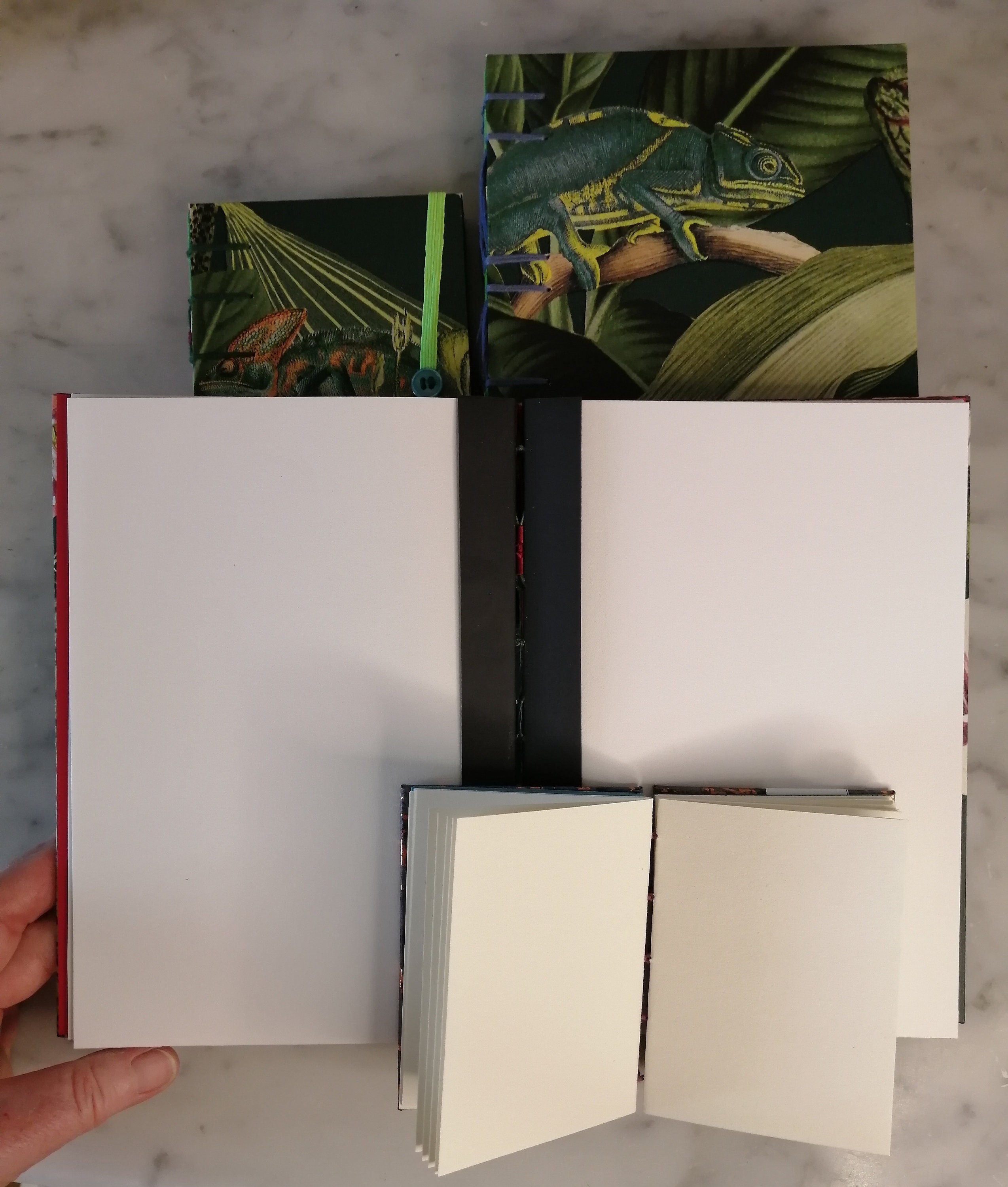 Tropical Hand Bound Books Lined or Plain Safari Jotters - Etsy