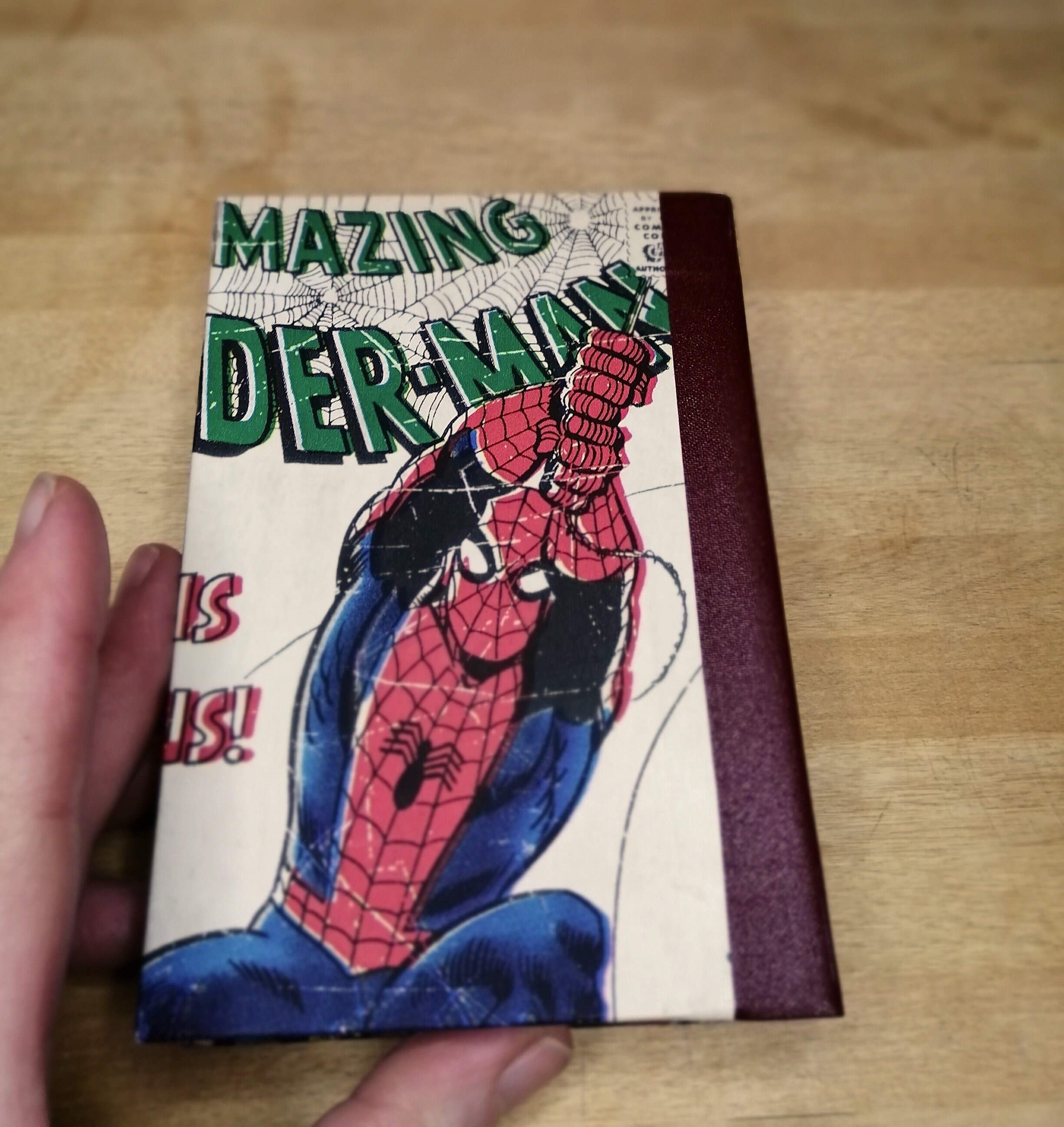 Captain America Journal, Comic Strip Notebook, Spiderman Book, Cartoon ...