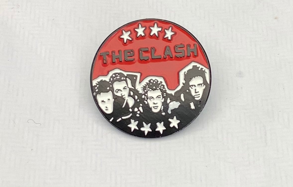The Clash Pin Badge Joe Strummer London 1977 Punk Rock - Etsy