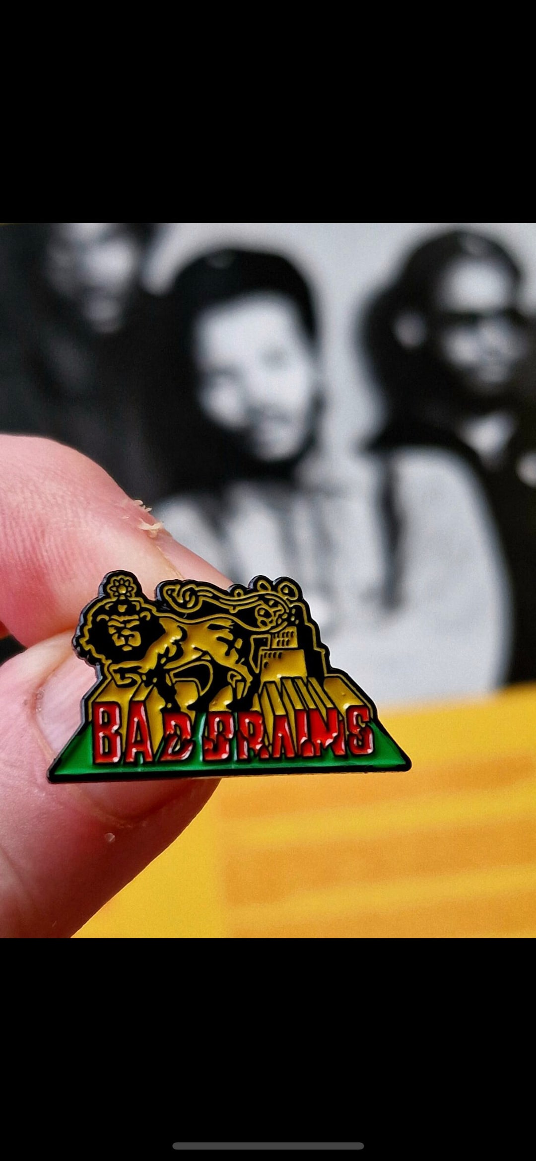 Bad Brains Pin Badge Punk Rock Reggae PMA Attitude Rasta - Etsy