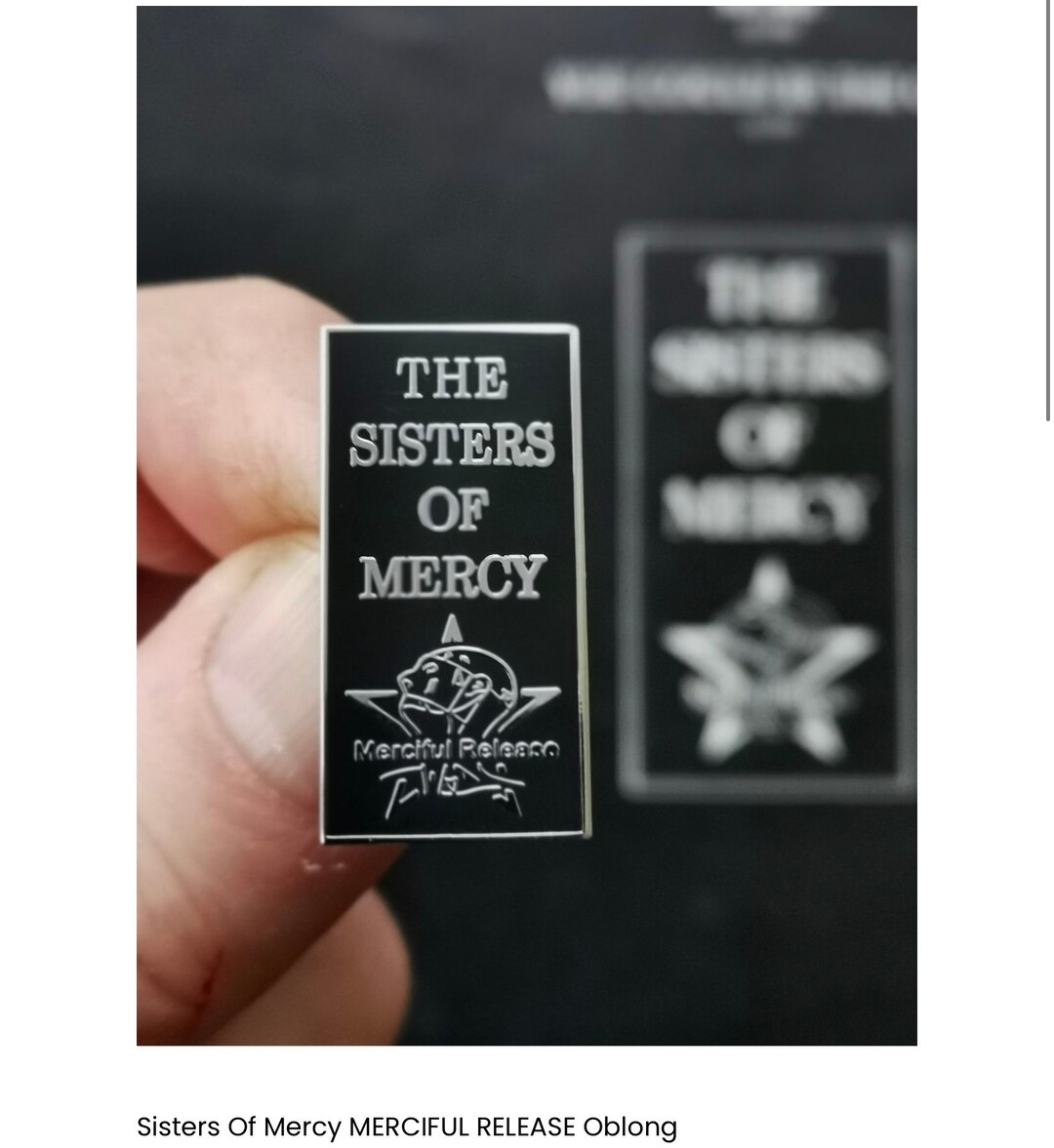 Sisters of Mercy Merciful Release Pin Badge Gothic Rock Goth - Etsy