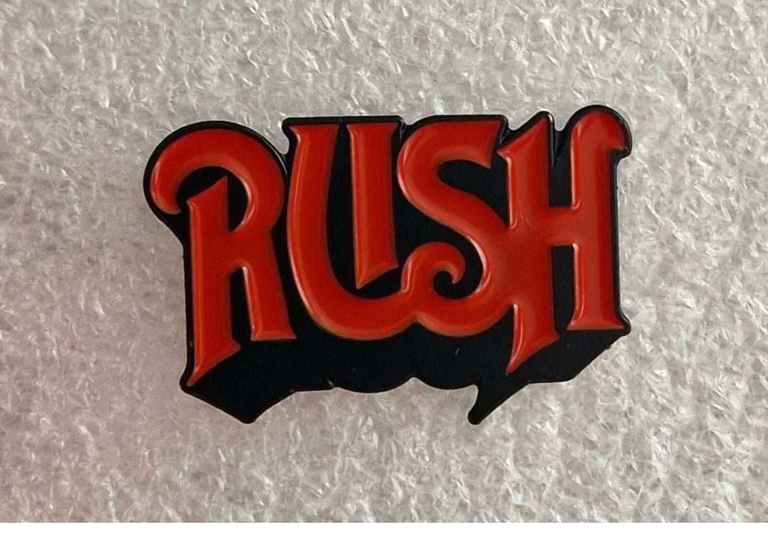 RUSH Pin Badge Hard Rock Progressive Tom Sawyer Fly by Night Rush ...
