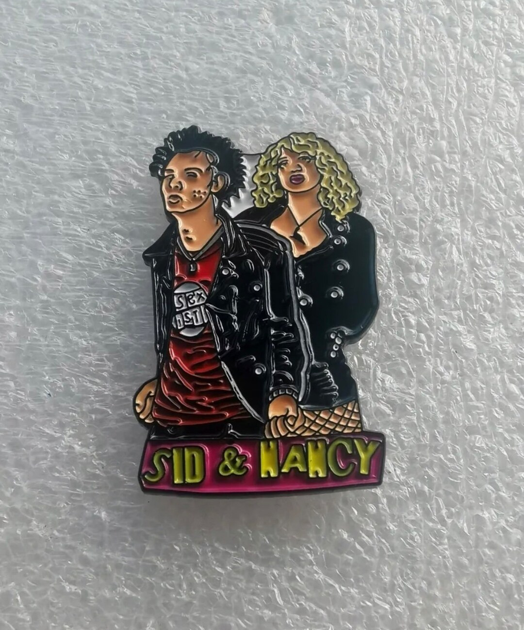 Sex Pistols Sid Vicious And Nancy Spungen Pin Badge Anarchy My Etsy